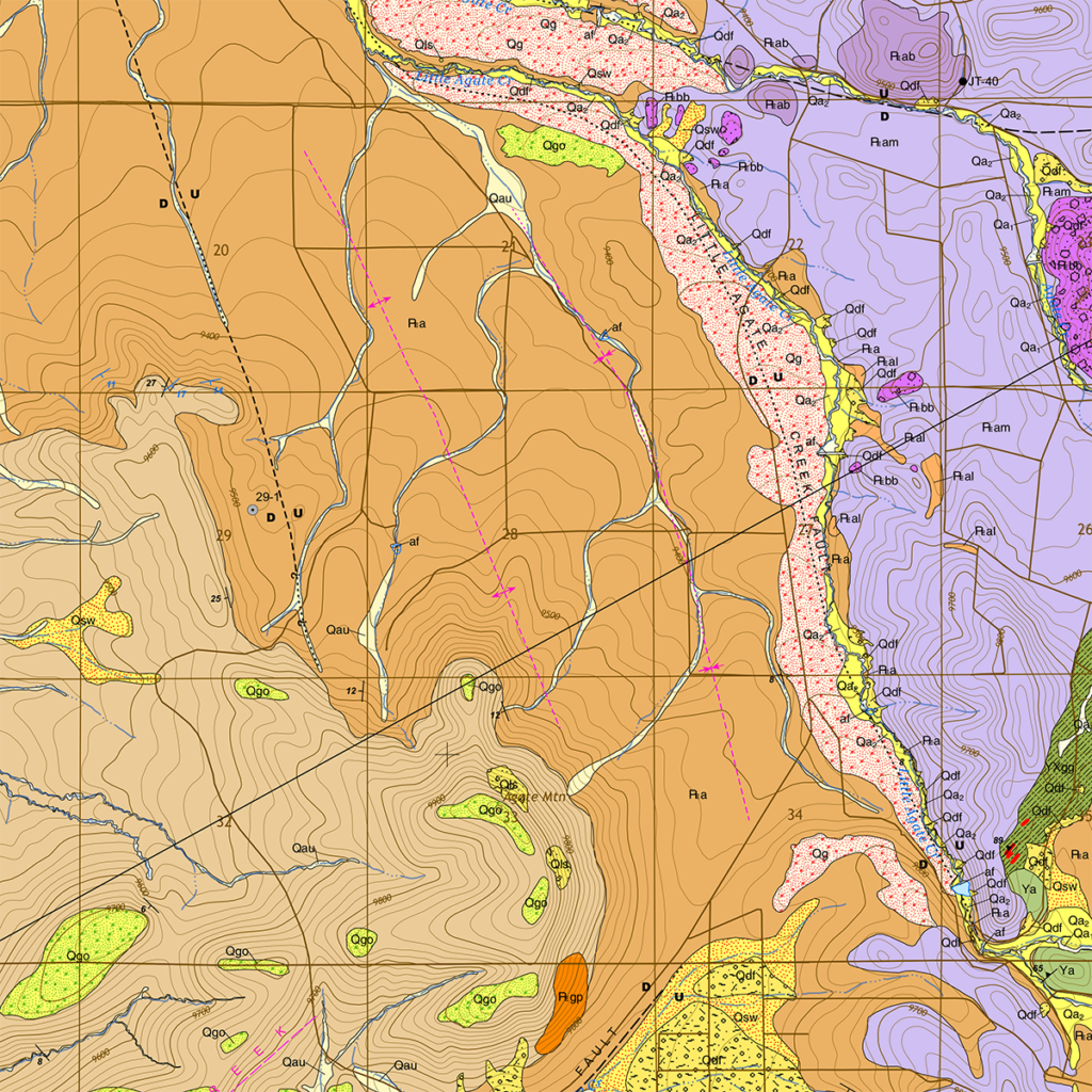 OF-20-02 Geologic Map of the Agate Mountain Quadrangle, Park County ...
