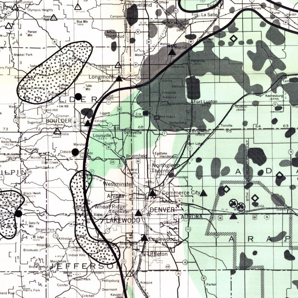MS-06 Energy Resource Development Map of Colorado - Colorado Geological ...