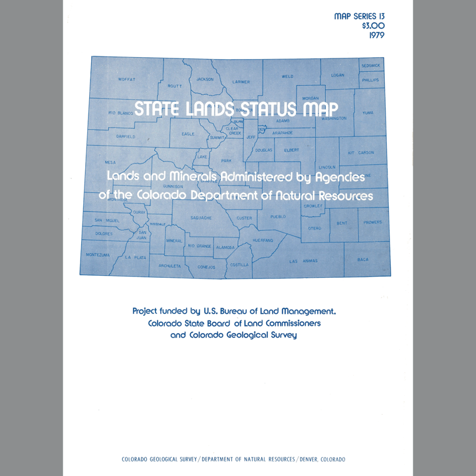 MS-13 State Lands Status Map: Lands and Minerals Administered by ...