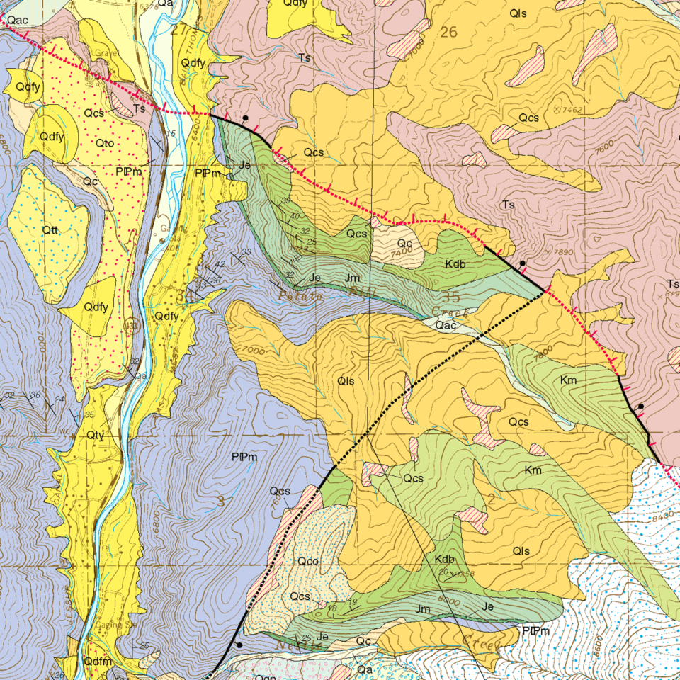 MS-41 Geologic Map of the Mount Sopris Quadrangle, Garfield and Pitkin ...