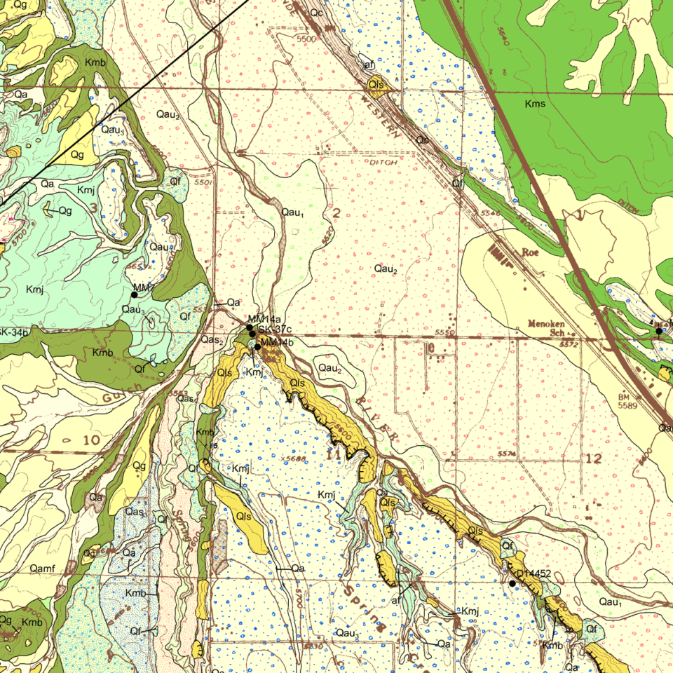 OF-07-01 Geologic Map of the Olathe Quadrangle, Montrose County ...