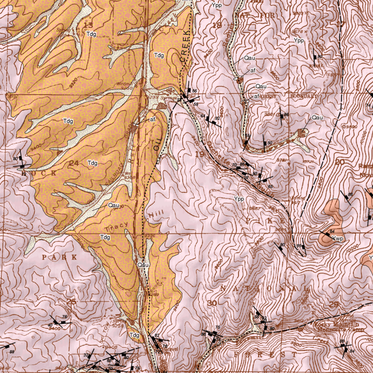 OF-09-02 Geologic Map of the Divide Quadrangle, Teller County, Colorado ...