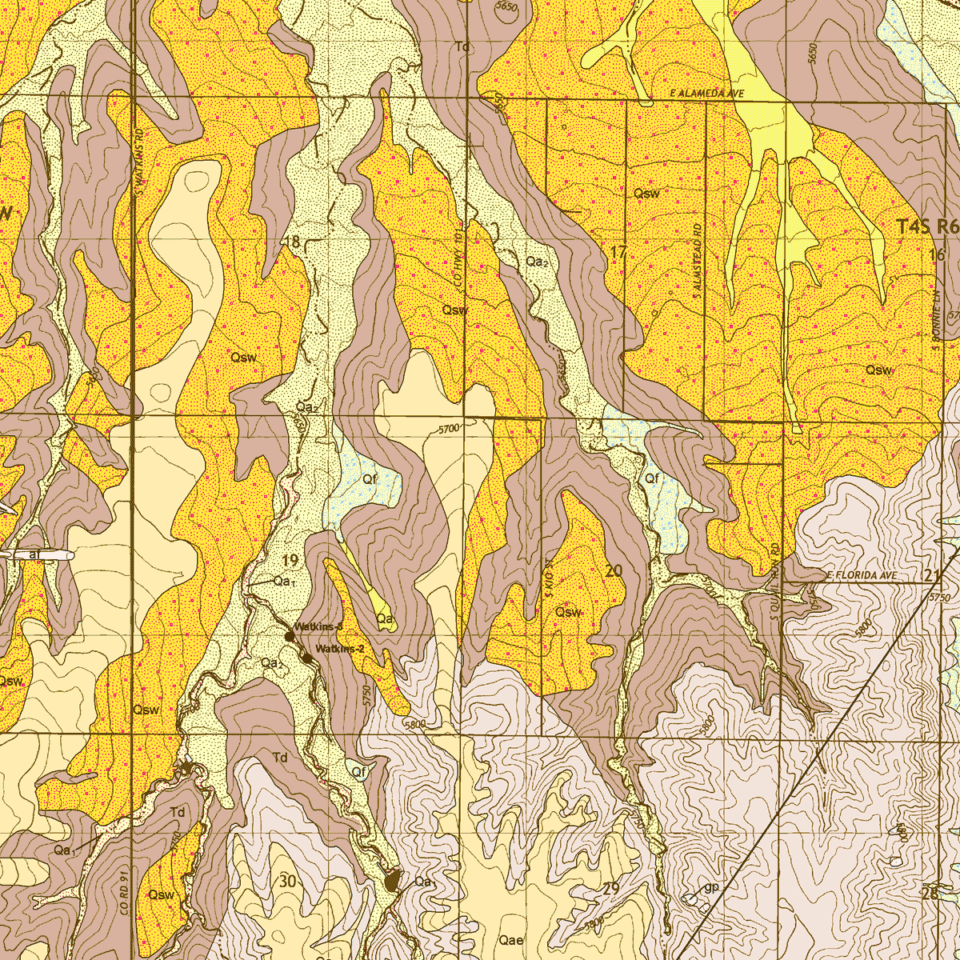 OF-16-02 Geologic Map of the Watkins Quadrangle, Arapahoe and Adams ...