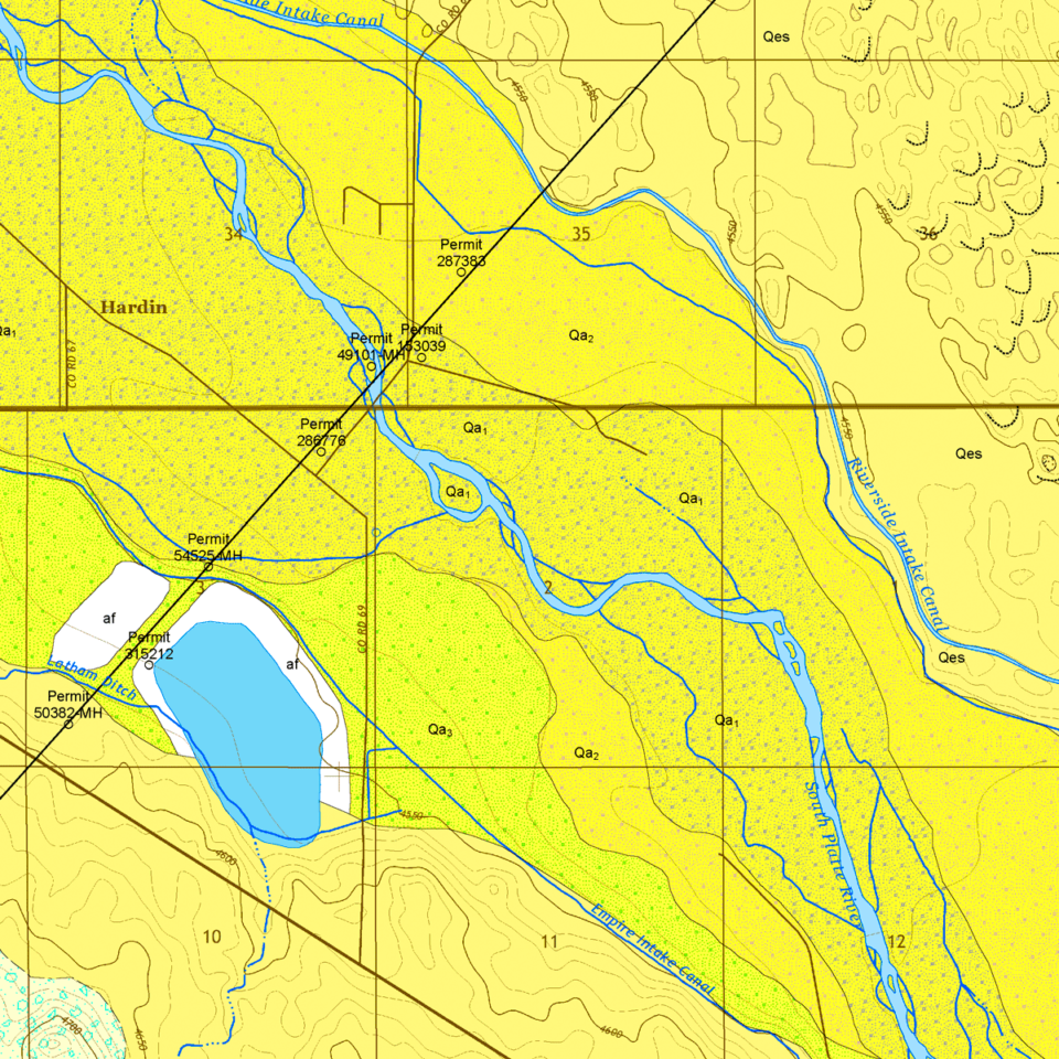 OF-21-04 Geologic Map of the Hardin Quadrangle, Weld County, Colorado ...