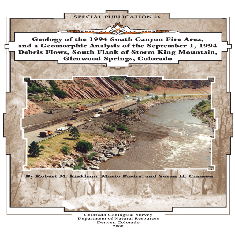 Debris and Mud Flows - Colorado Geological Survey